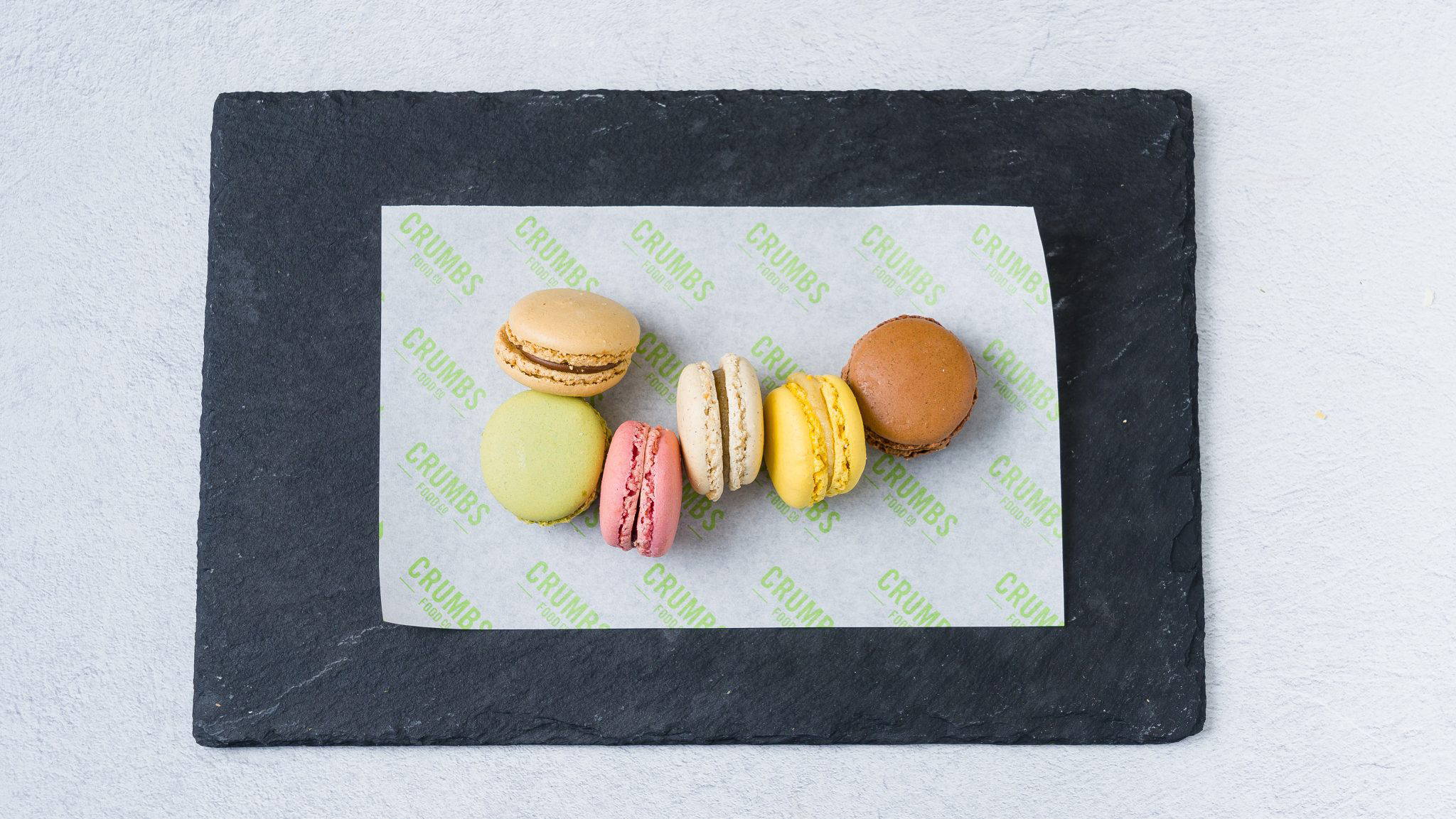 Mini Macaron Selection - Crumbs Food Co Catering Service In Reading
